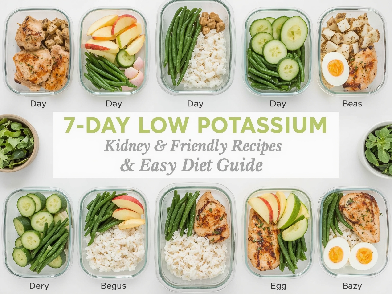 Low Potassium Diet, Big Flavor: A 7-Day Meal Plan Guide
