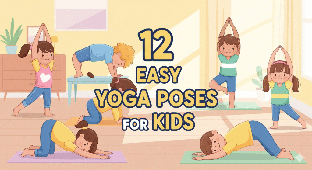 12 Easy Yoga Poses For Kids To Try At Home Or School